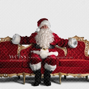 Mall Santa Claus Digital Background - Great for Groups! - Etsy