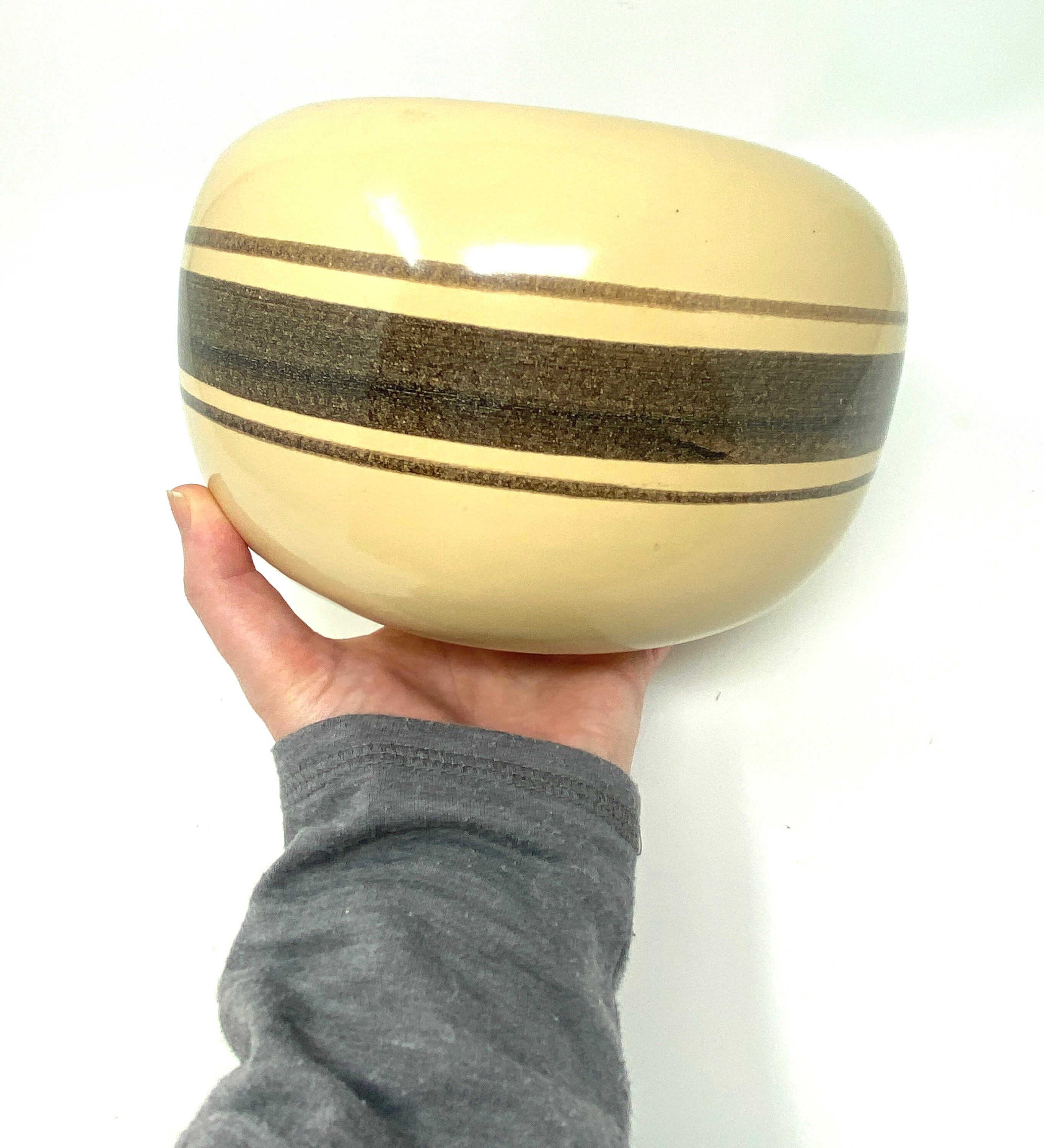 Vintage MCM Haeger Designs of Dundee USA Speckled Brown | Etsy