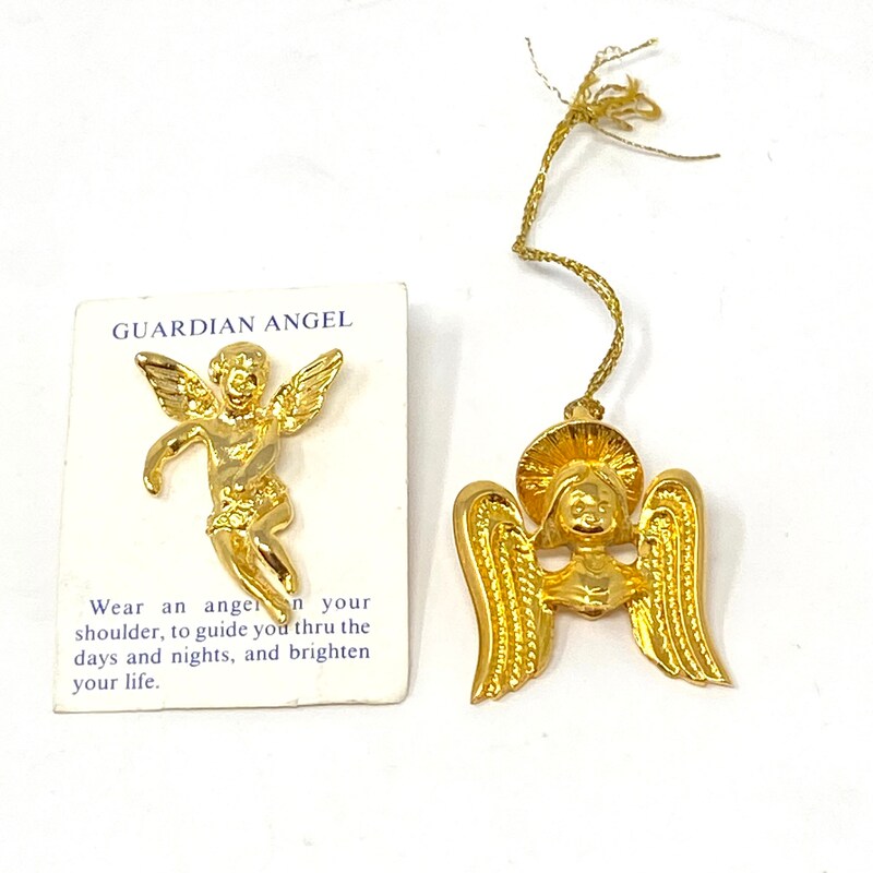 Gold Angel Pin - Etsy