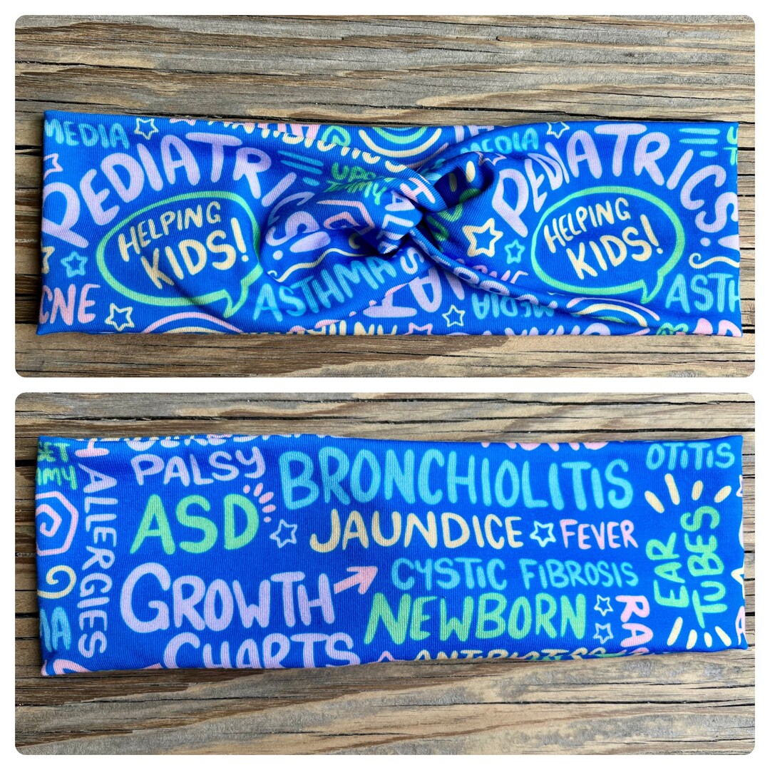 Pediatrics Headband - Pediatrician Headband - Gift for Pediatric Nurse ...