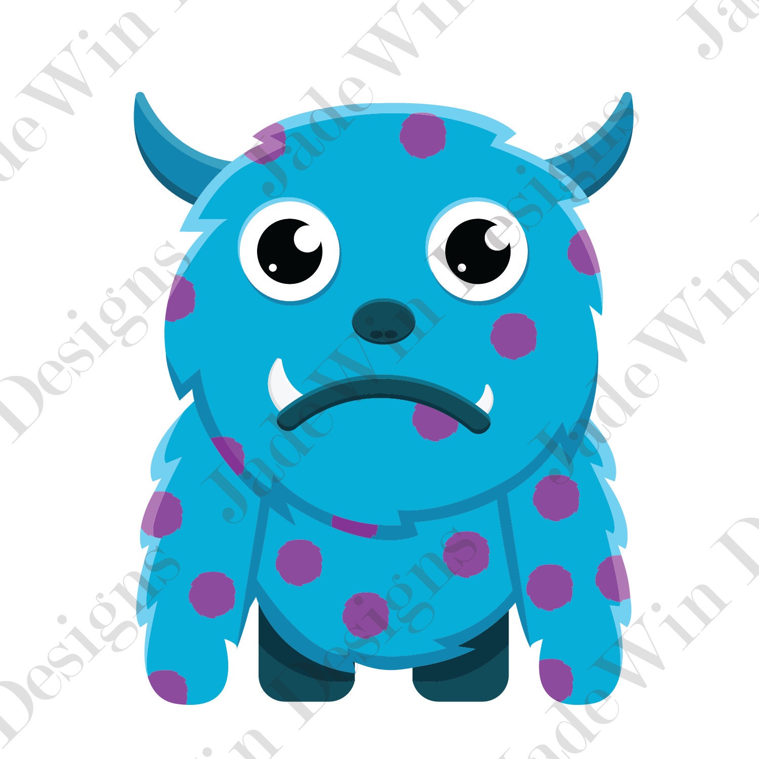 Furry Monster Clip Art