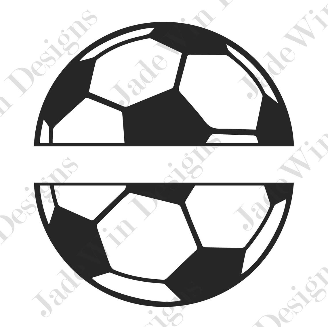 Soccer Ball Compilation Clipart Soccer Frame Soccer Ball SVG DXF PNG ...
