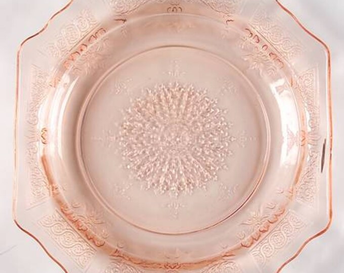 Vintage Depression Glass princess Pink by Anchor Hocking Saucer - Etsy