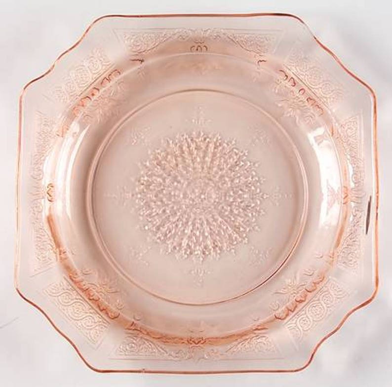 Vintage Depression Glass "princess Pink" by Anchor Hocking Saucer - Etsy