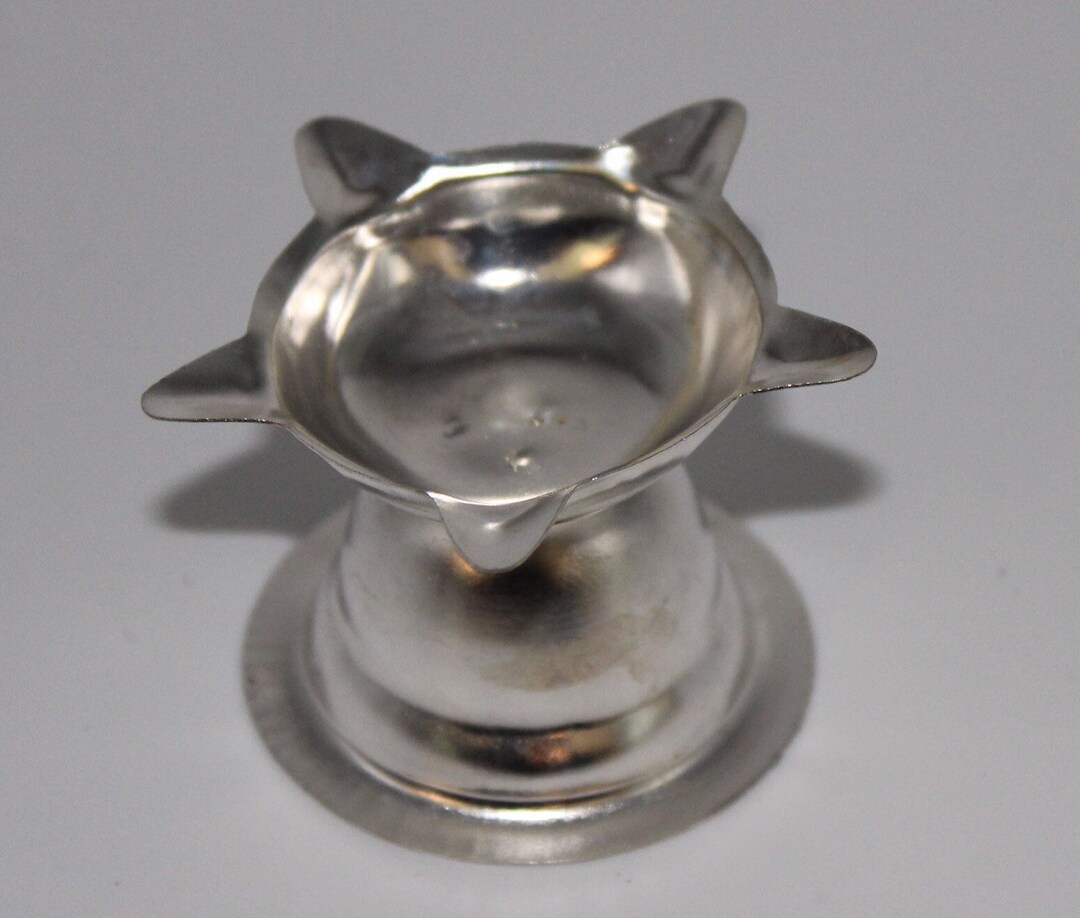 German Silver Small Diya, Small Dipak, Metal Diya, Small Oil Lamp ...