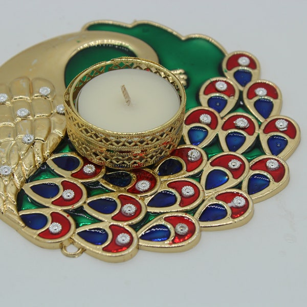 Peacock Candles - Etsy