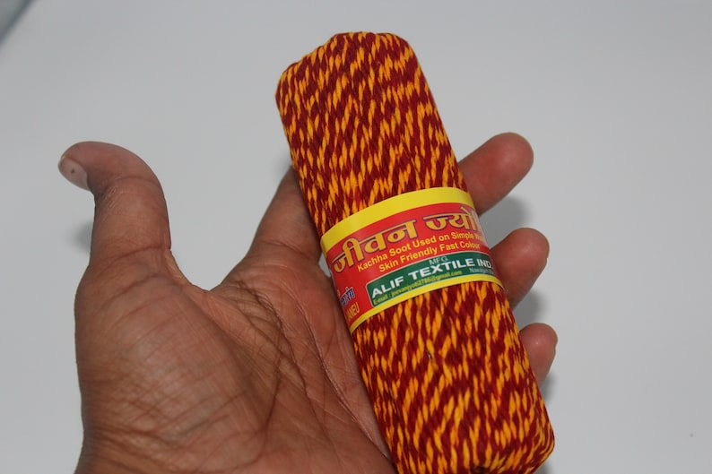 Red Thread / Red and Green /good Luck Dhaga Wedding Kalawa Sacred Hindu ...