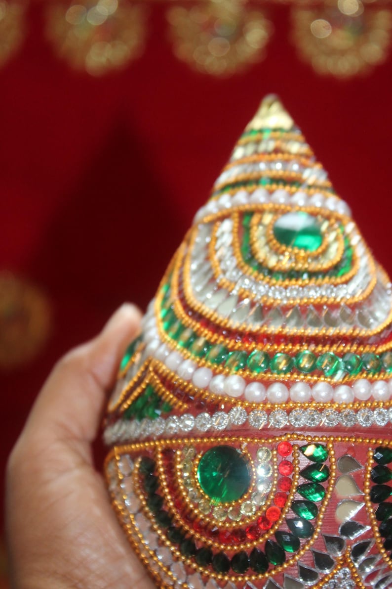 Decorated Nariyal for Pooja, Artificial Coconut for Diwali, Baby Shower ...