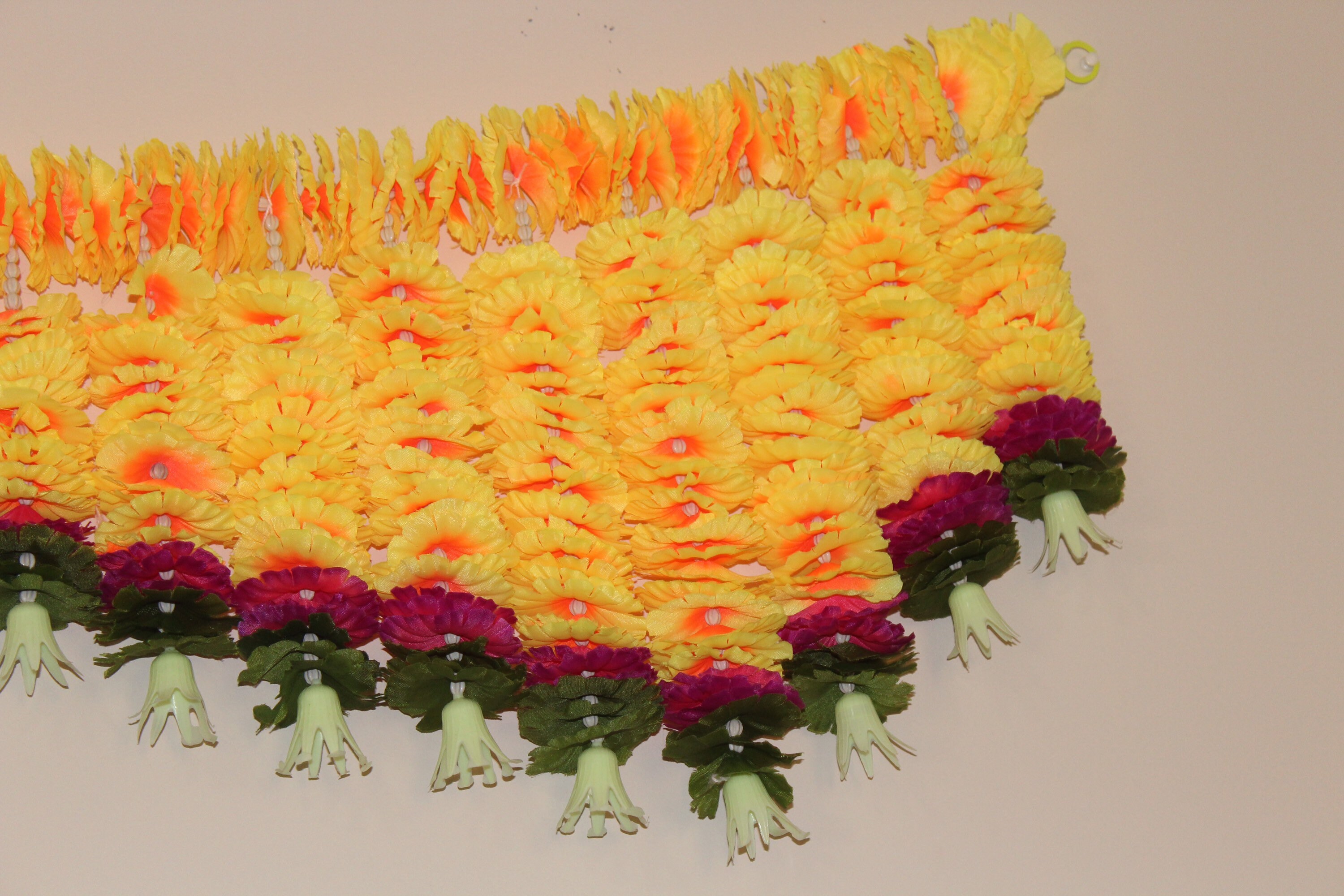 Flower Garland for Main Entrance Door , Flower Decoration , Toran for ...