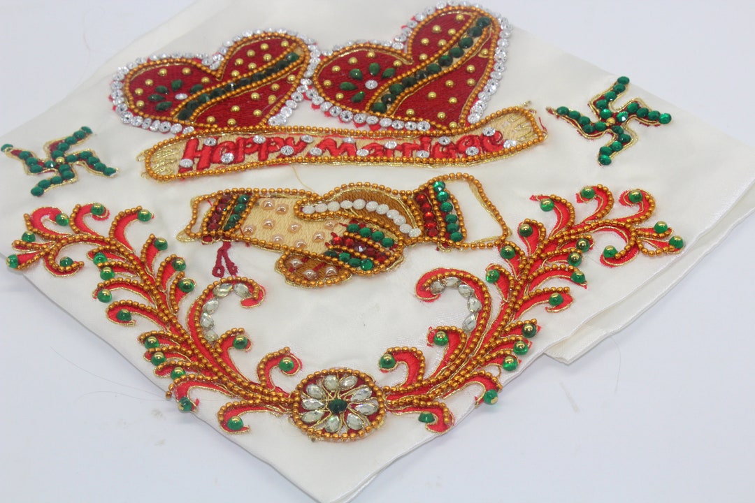 Gujarati Wedding Hast Melap Rumal Gujarati Wedding Rituals/ Wedding Kit ...