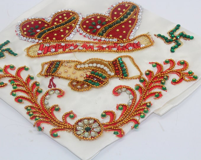 Gujarati Wedding Hast Melap Rumal Gujarati Wedding Rituals/ Wedding Kit ...