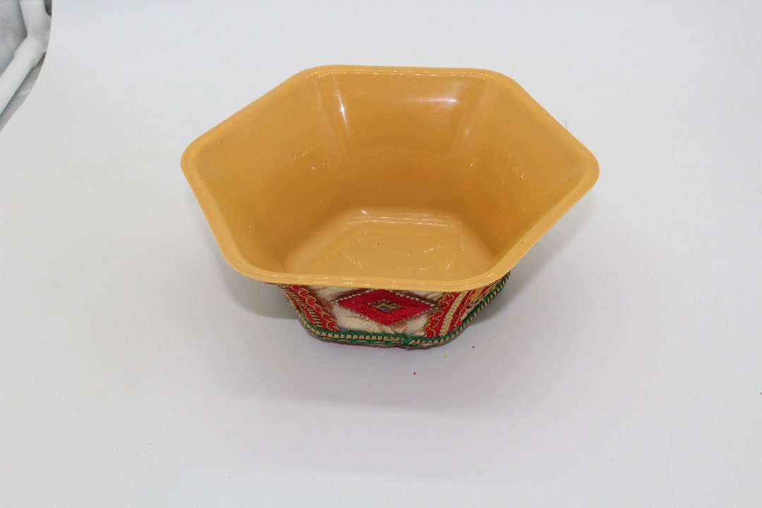 Indian Wedding Haldi Bowl , Pithi Decorative Bowl, Haldi Ceremony ...