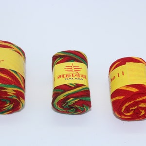 Red Thread / Red and Green /good Luck Dhaga Wedding Kalawa Sacred Hindu ...