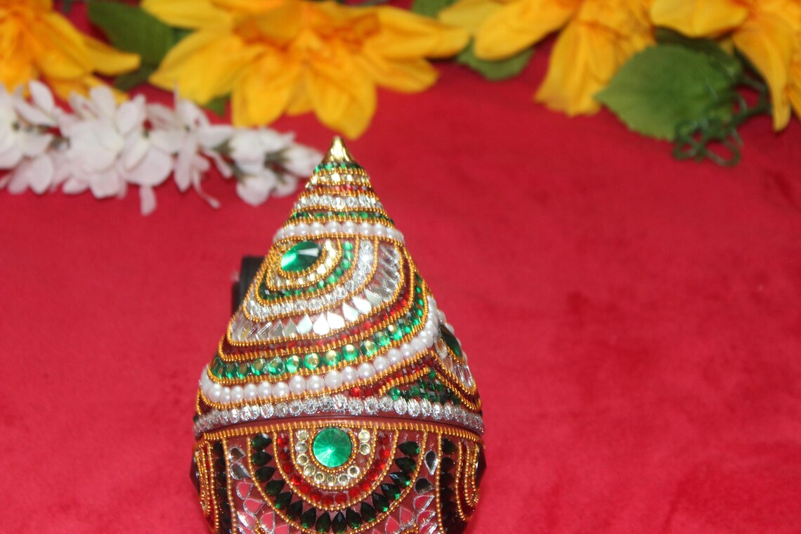 Decorated Nariyal for Pooja, Artificial Coconut for Diwali, Baby Shower ...