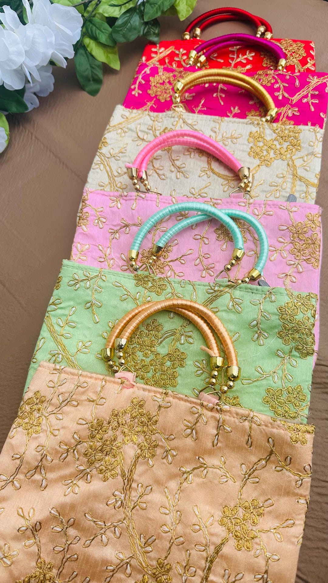 100 Bulk Poati Bag Fot Return Gift, Pooja Return Gift Bag, Potali for ...