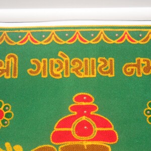 Ganesh Sthapana/ Gujarati Wedding/clothes Small Backdrop/ Ganesha ...