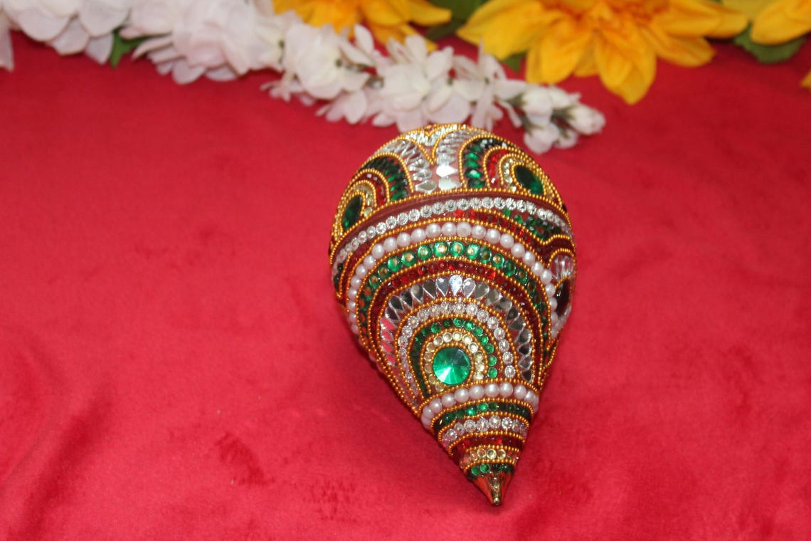 Decorated Nariyal for Pooja, Artificial Coconut for Diwali, Baby Shower ...