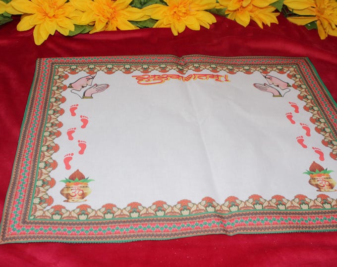 Gujarati Wedding Kanku (kumkum) Pagla , Rumal Gujarati Wedding Rituals ...