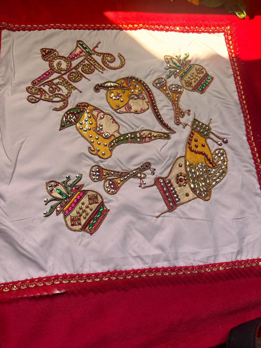 Gujarati Wedding Hast Melap Rumal Gujarati Wedding Rituals/ Wedding Kit ...