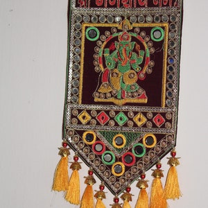 Subh Labh Toran, Backdrop for Wall, Diwali Decoration, Indian Festival ...