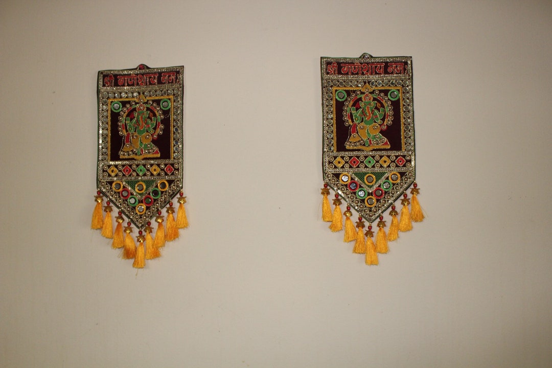 Subh Labh Toran, Backdrop for Wall, Diwali Decoration, Indian Festival ...