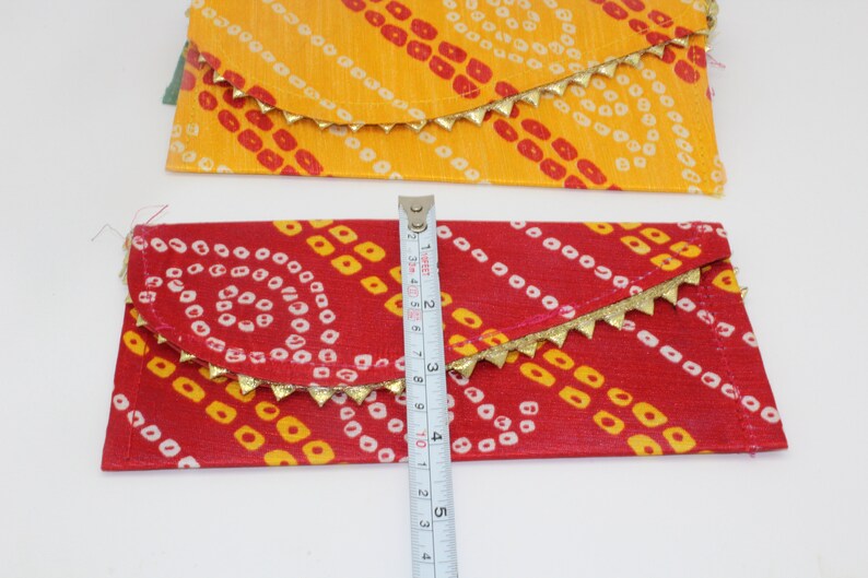 Fabric Money Envelopes for Cash Decorative Bandhani Shagun Lifafa ...