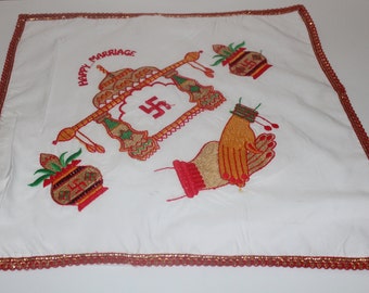 Gujarati Wedding Hast Melap Rumal Gujarati Wedding Rituals/ Wedding Kit ...