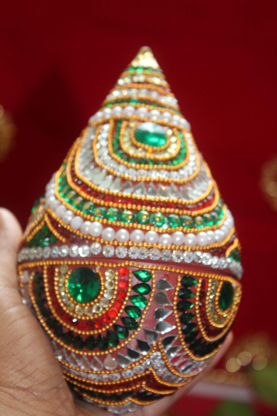 Decorated Nariyal for Pooja, Artificial Coconut for Diwali, Baby Shower ...