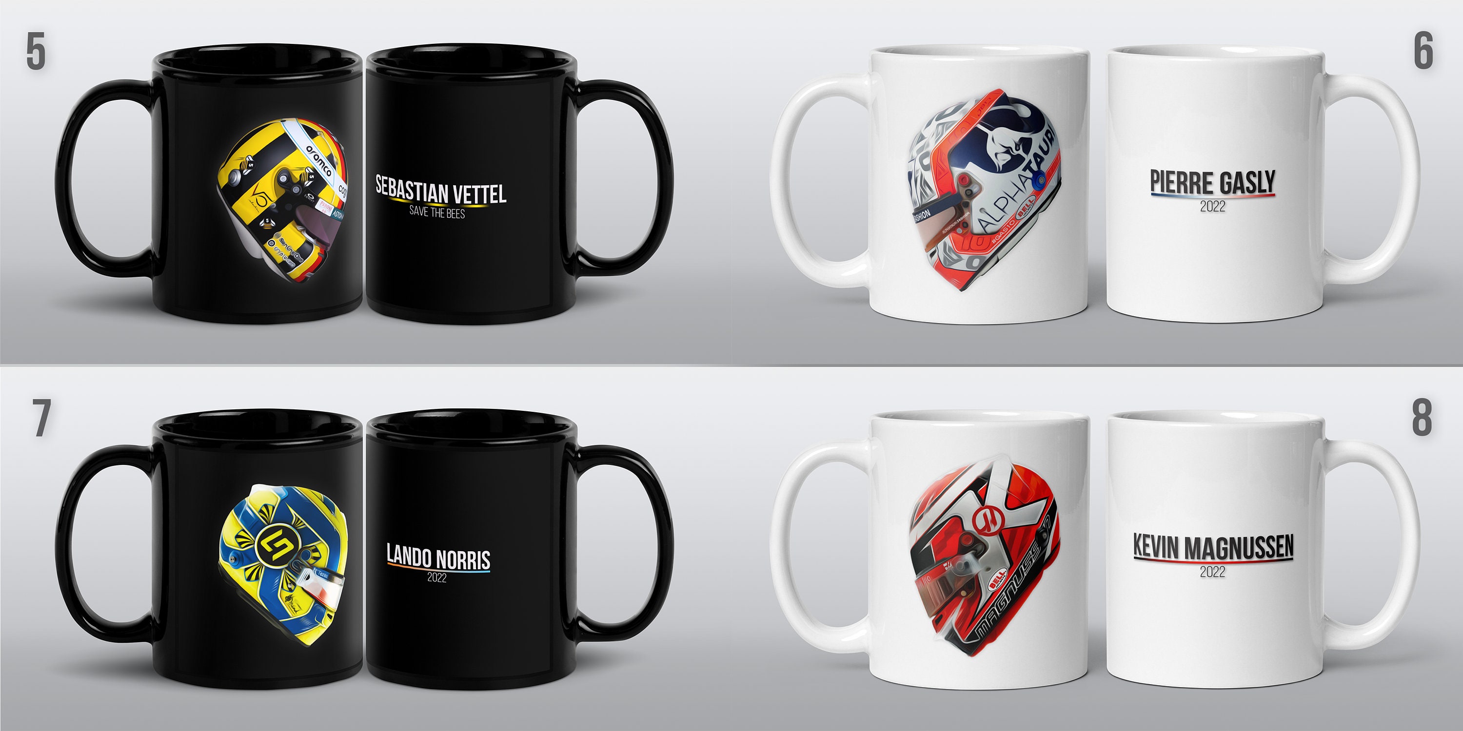 2022 F1 Grid | Mugs | Gift for F1 Fans - Etsy