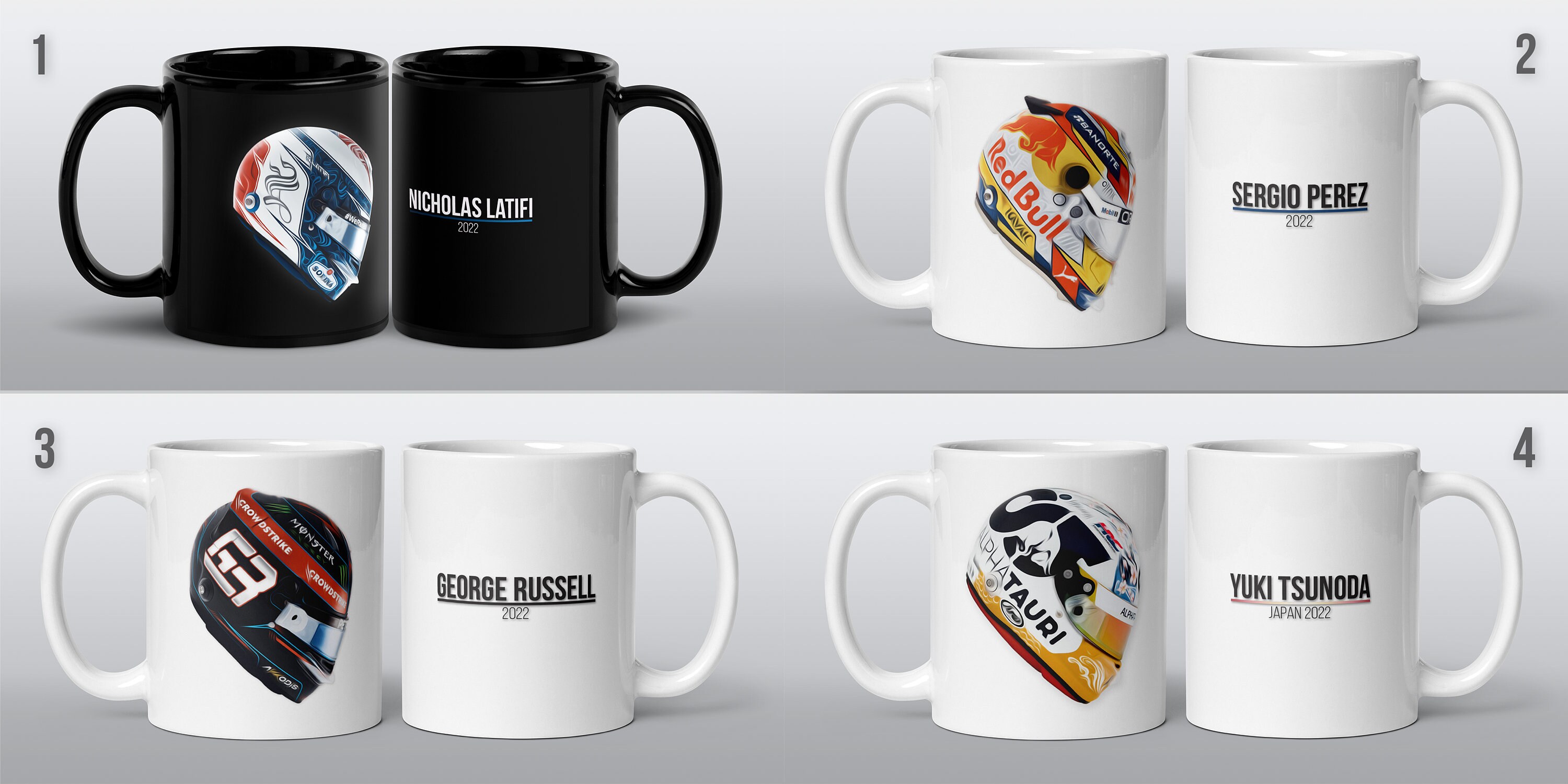 2022 F1 Grid | Mugs | Gift for F1 Fans - Etsy