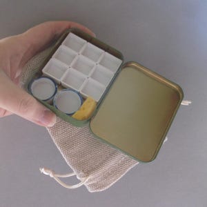 BIJOU BOX 9 Empty Half Pan Watercolor Palette in Celestial Seasonings ...