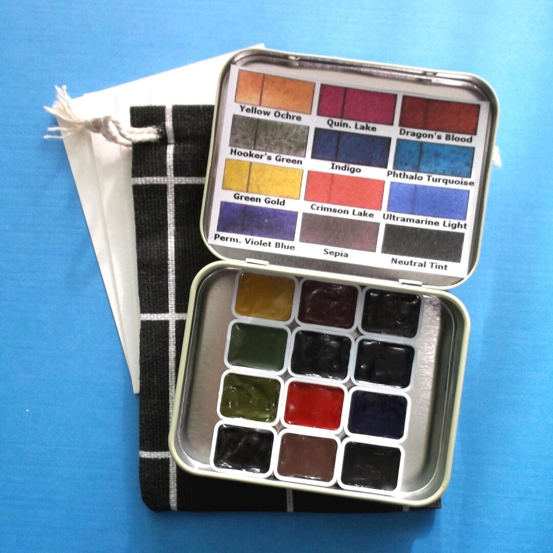 MAIMERI BLU Watercolor Quarter Pan Set: Steve Mitchell Signature ...