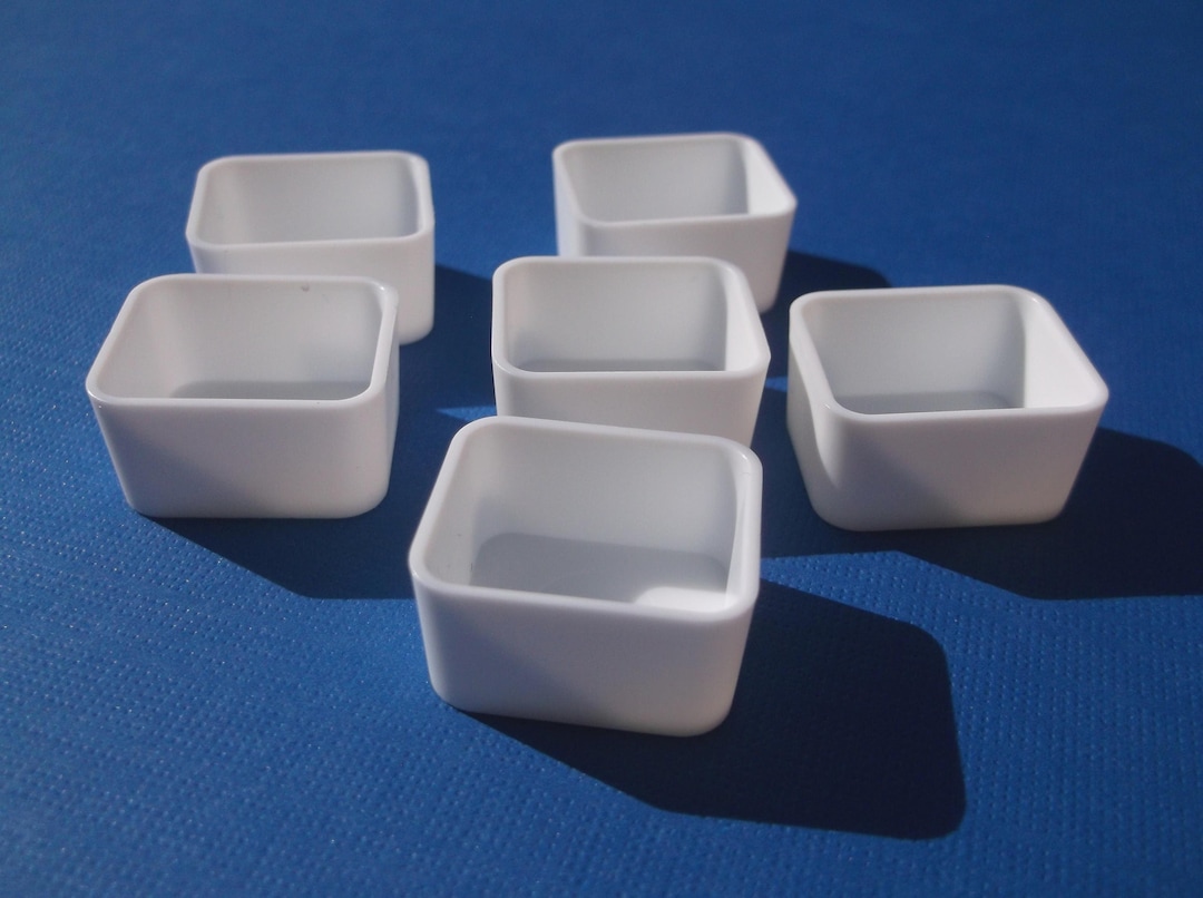 Empty Watercolor 6 Rounded Corner Half Pans for Watercolor Travel ...