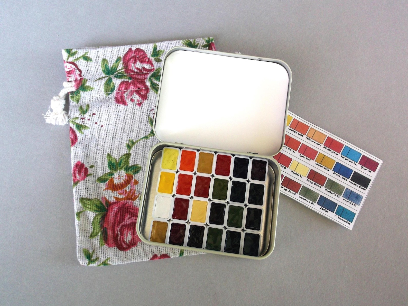 MAIMERI BLU Signature Watercolor Mini Pan Botanical Landscape Colors of ...