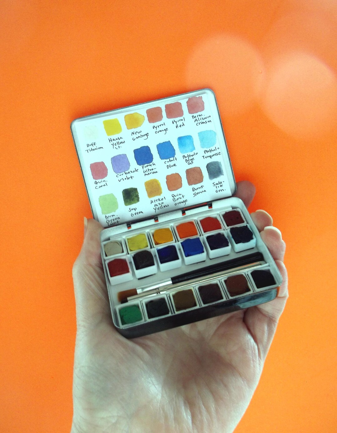 BIJOU BOX 18 Daniel Smith Sticks Watercolor Quarter Pan Set in Mini ...