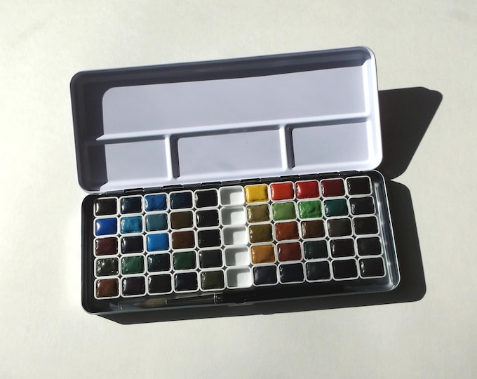 SCHMINCKE HORADAM 50 Super Granulating Watercolors Deep Sea Glacier ...