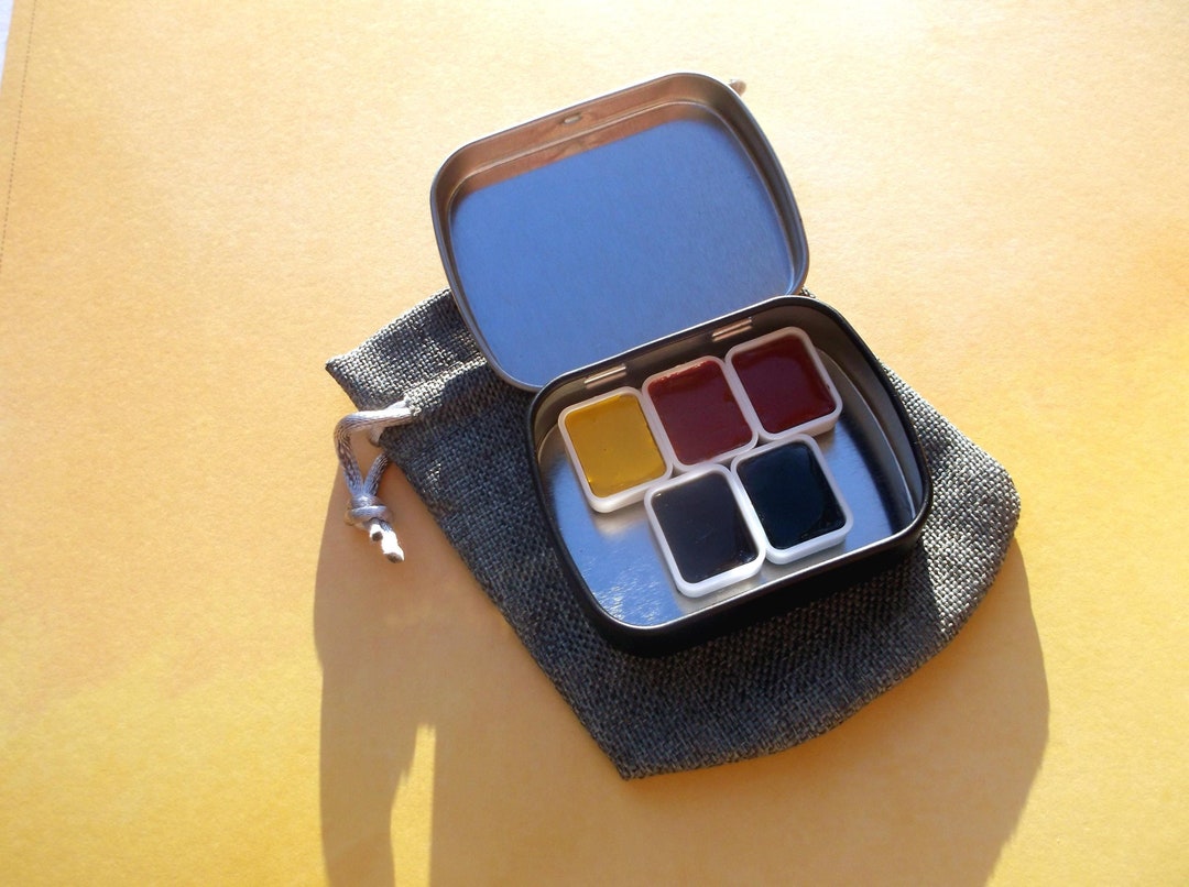 SCHMINCKE HORADAM 5 Color Transparent Mixing Watercolor Small Pan Set ...