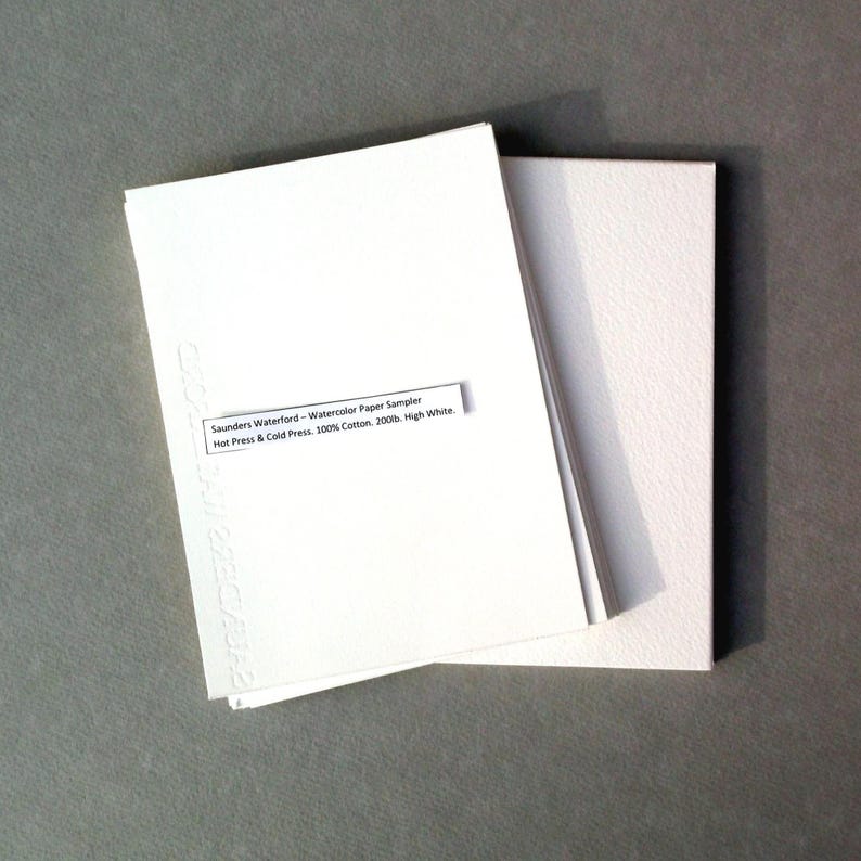 SAUNDERS WATERFORD: 16 Sixteenth Sheets, 200lb (hot & Cold Press) - Etsy