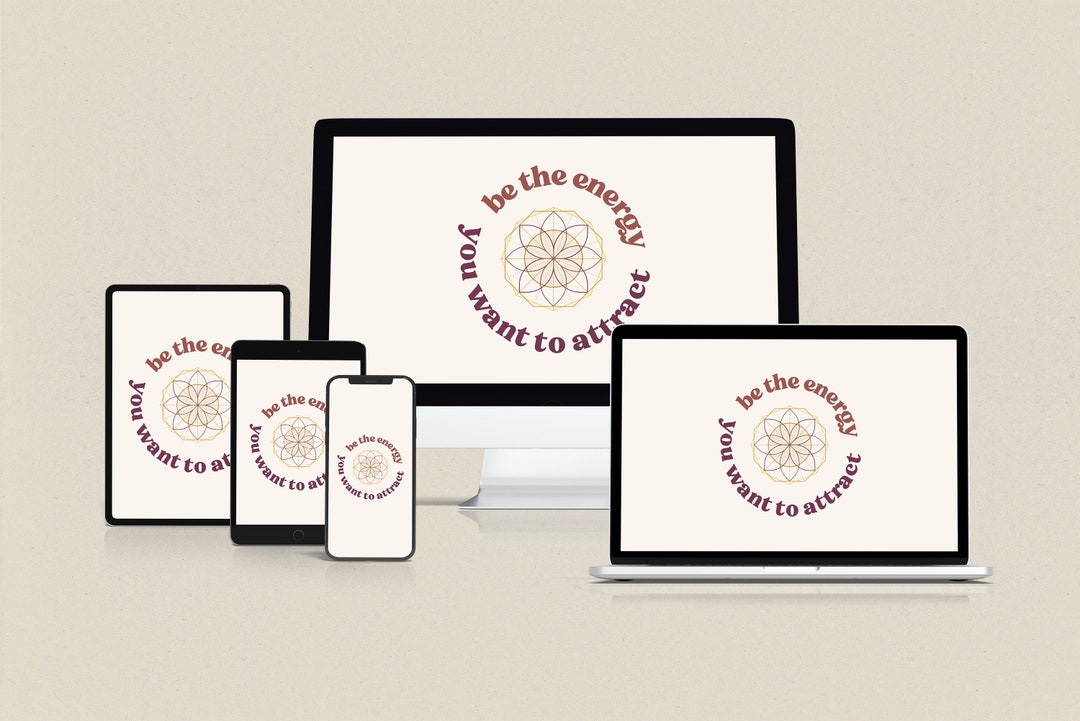 Abstract Inspirational Quote Wallpaper Set | iPhone Wallpaper, iPad ...