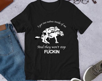 Two Wolves Shirt - Etsy