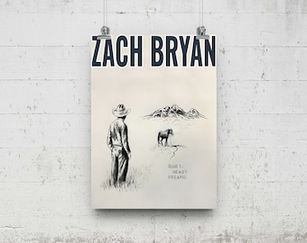 Zach Bryan Poster - Etsy