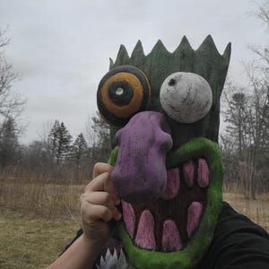 Eustace Bagge Courage the Cowardly Dog Realistic Prop Mask - Etsy