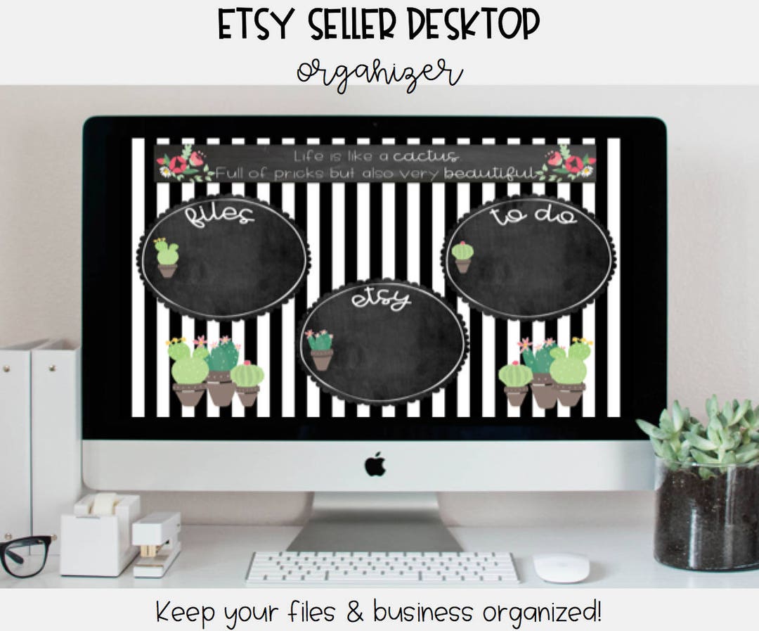 Desktop Organizer | Instant Download, Organization Tool, Desktop ...