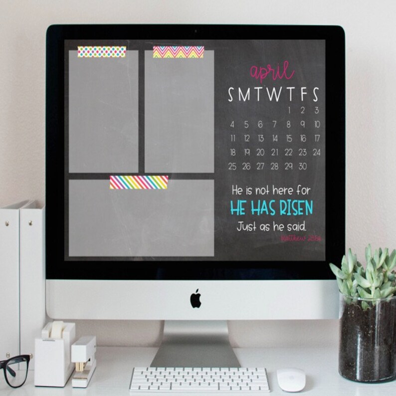 Religious Desktop Wallpaper Calendar 2022-23 Calendar - Etsy
