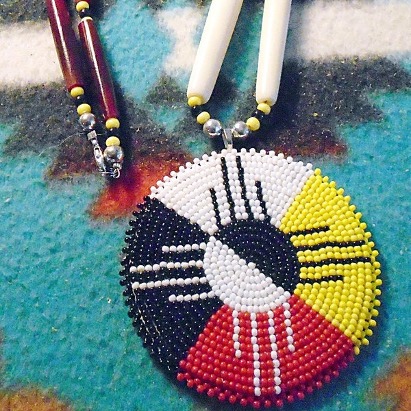 Beaded Medallion Native - Etsy