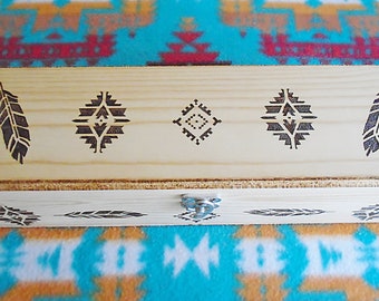 Feather Wooden Box - Etsy
