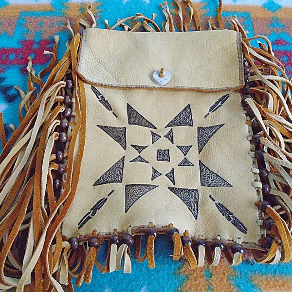 Native American Tobacco Pouch - Etsy
