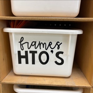 Math Manipulatives Bin Labels - Etsy