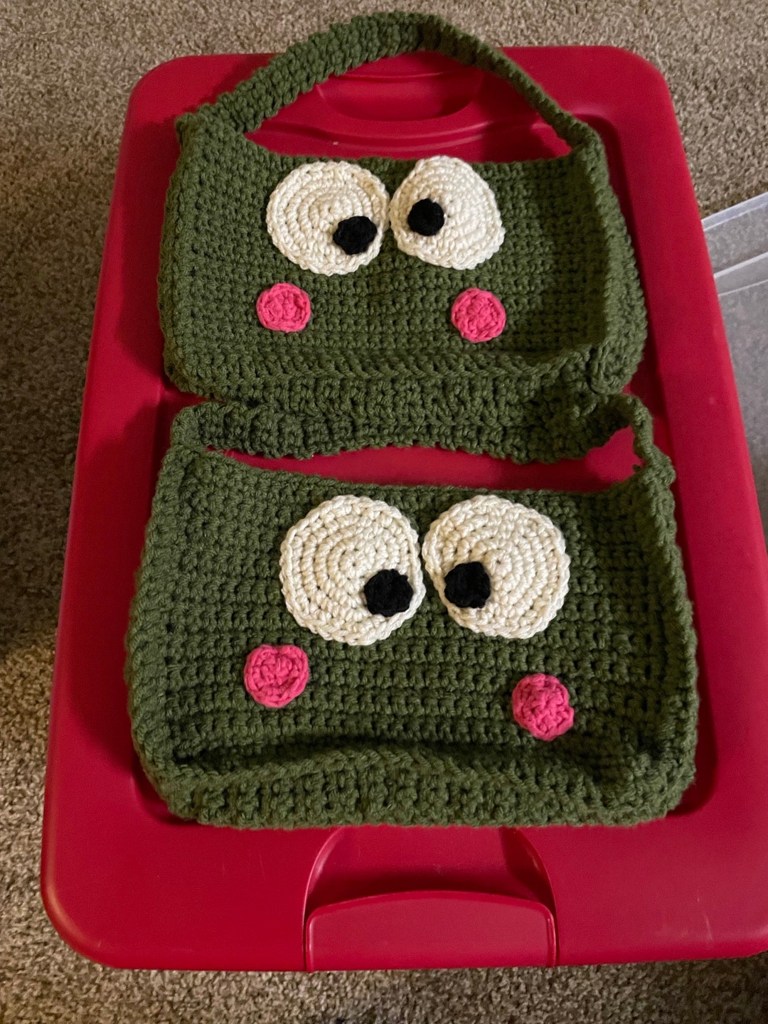 Crochet Keroppi Bag - Etsy