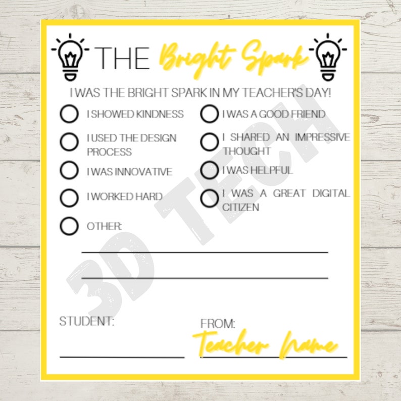 Customizable Student Reward Slips Bundle - Etsy